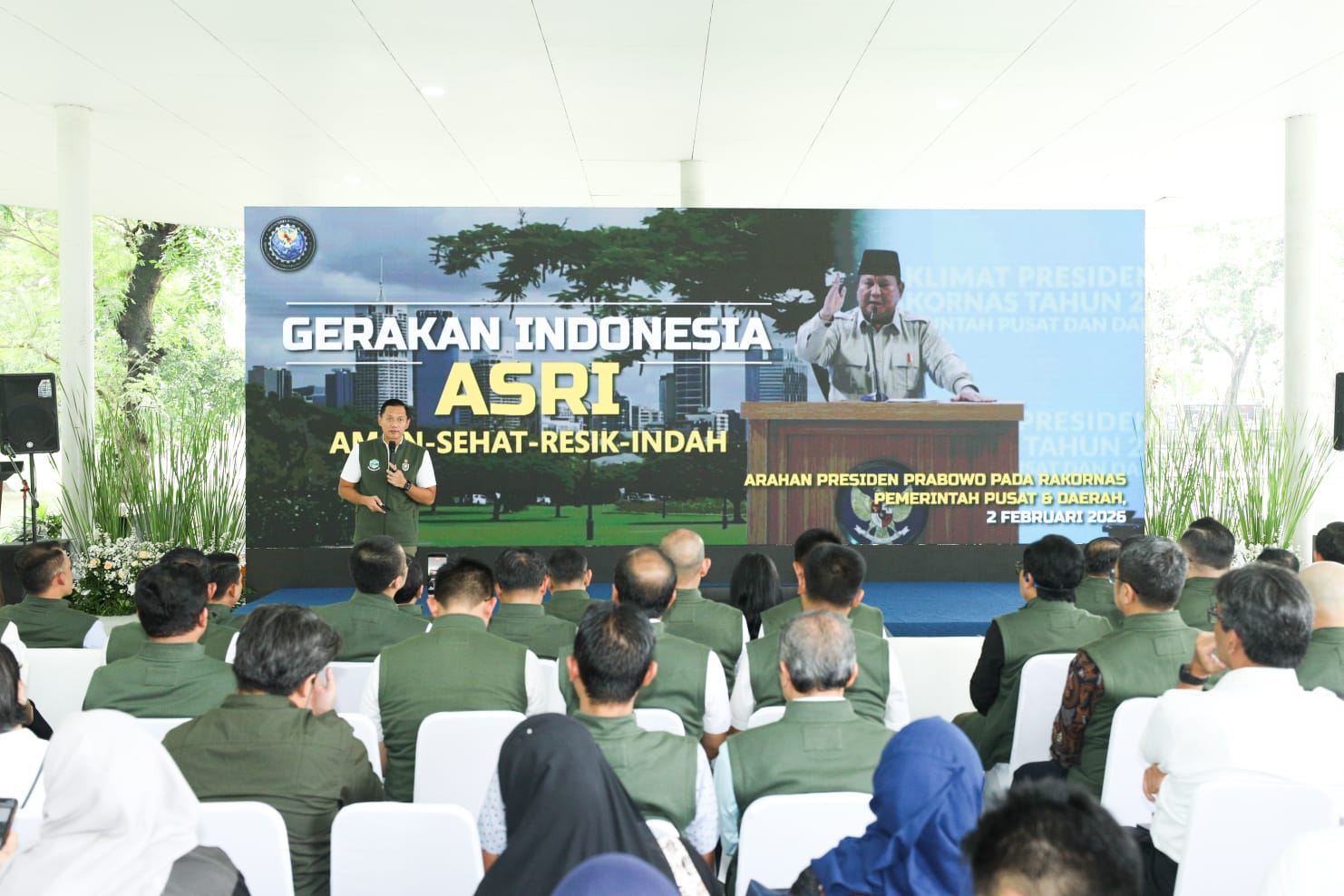 Implementasikan Gerakan Indonesia ASRI Presiden Prabowo, Menko AHY ...