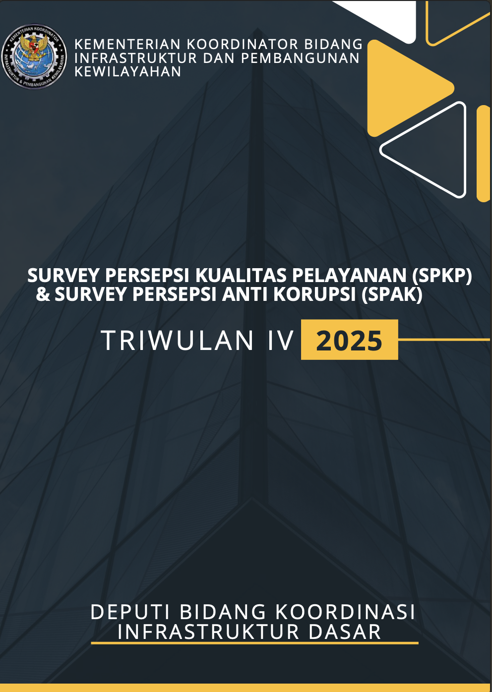 LAPORAN SURVEY PERSEPSI KUALITAS PELAYANAN (SPKP) & SURVEY PERSEPSI ...